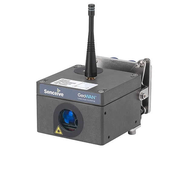Wireless Optical Displacement Sensor Node Senceive