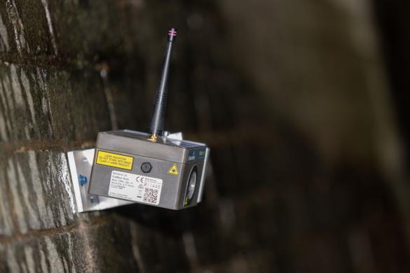 Wireless Optical Displacement Sensor Node Senceive